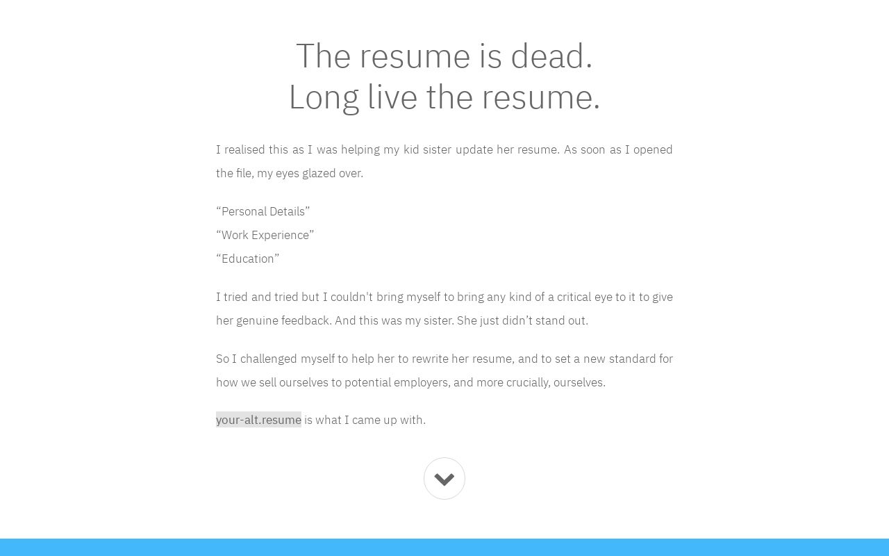 your-alt.resume